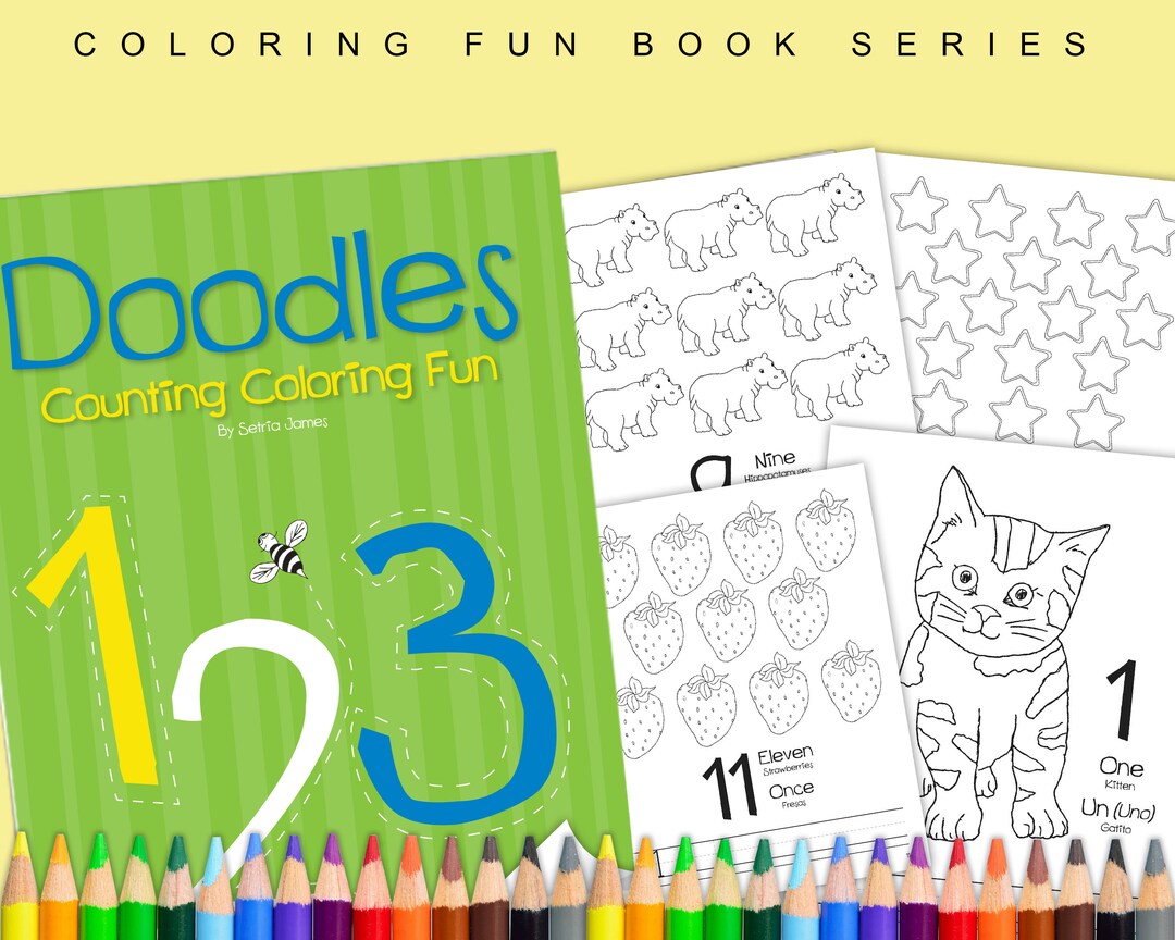 Counting Coloring Fun Number Coloring Art Creation Number Counting ...