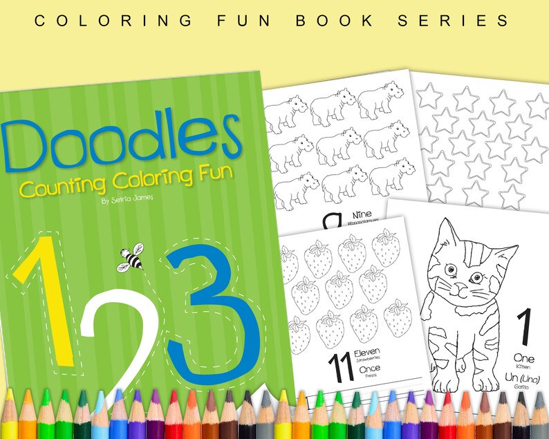 Counting Coloring Fun Number Coloring Art Creation Number Counting ...
