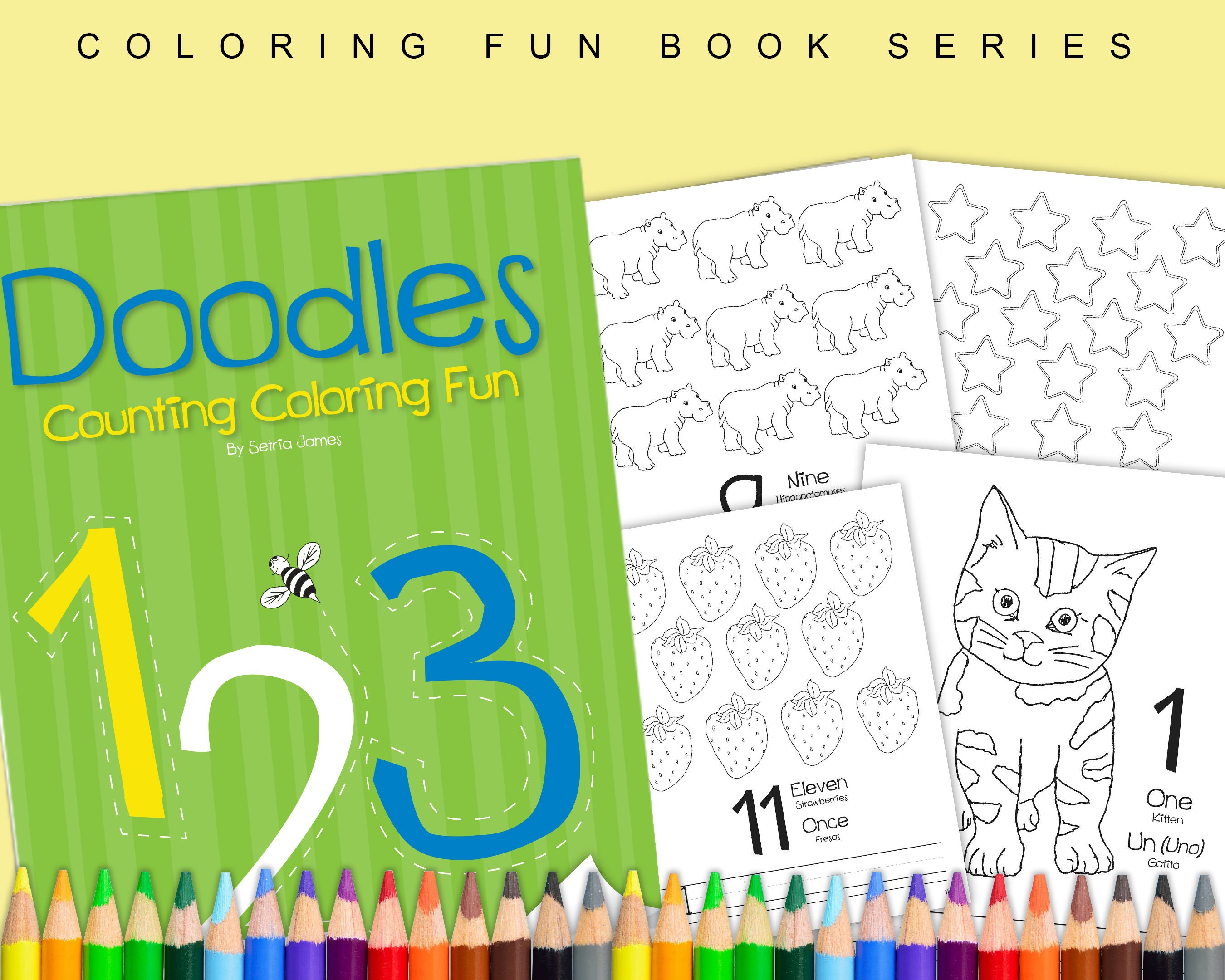 Counting Coloring Fun Number Coloring Art Creation Number Counting ...