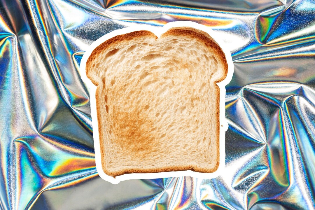 White Bread Slice Sticker - Etsy
