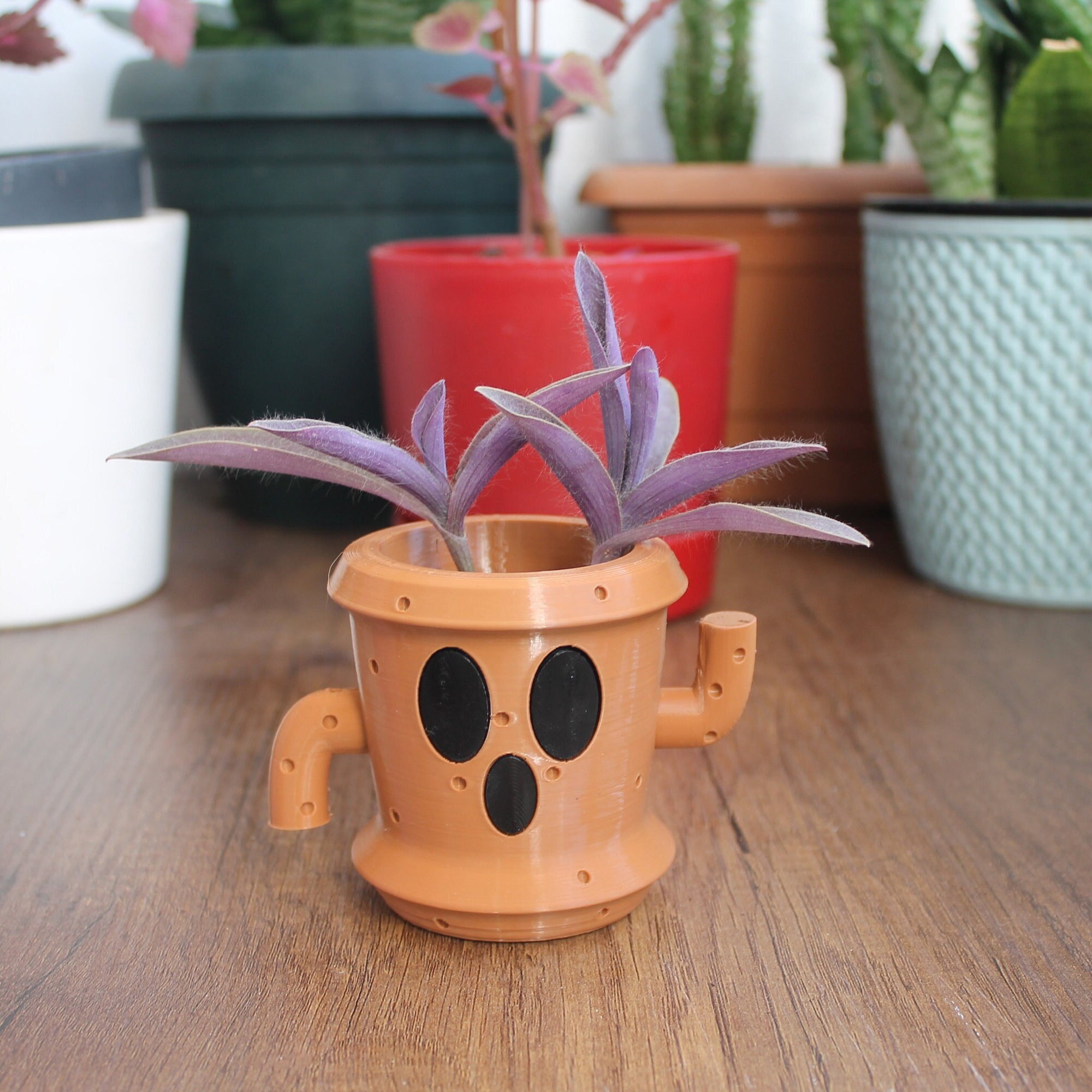 Animal Crossing Lloid Gyroid Succulent Planter, New Horizons Cute ...