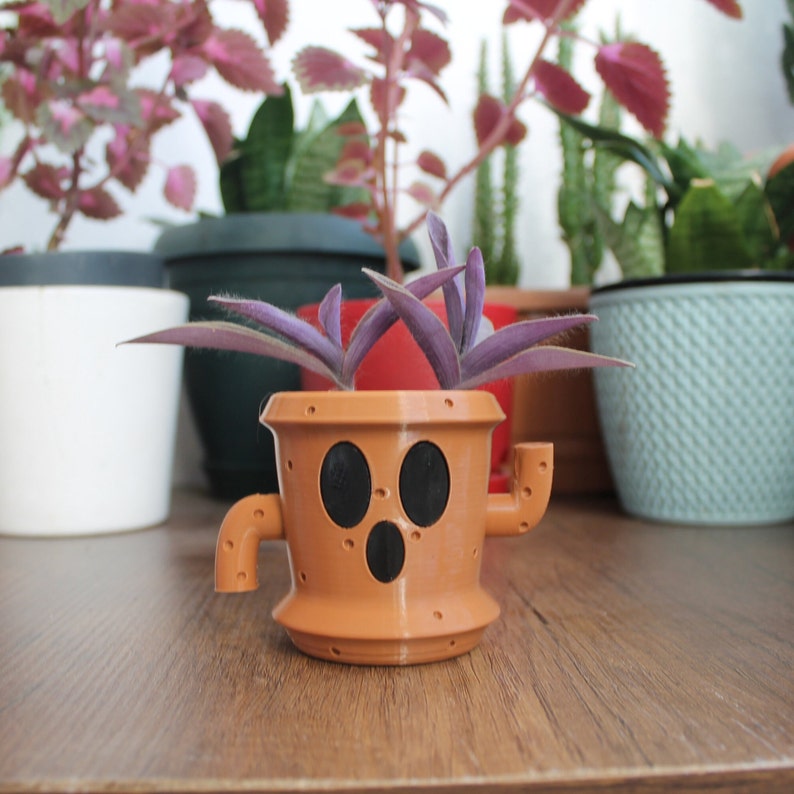 Animal Crossing Lloid Gyroid Succulent Planter, New Horizons Cute ...