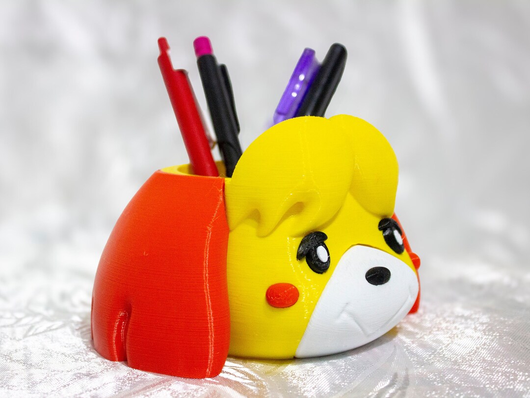 Animal Crossing Isabelle Pencil Holder, Succulent Acnh Isabelle Planter ...