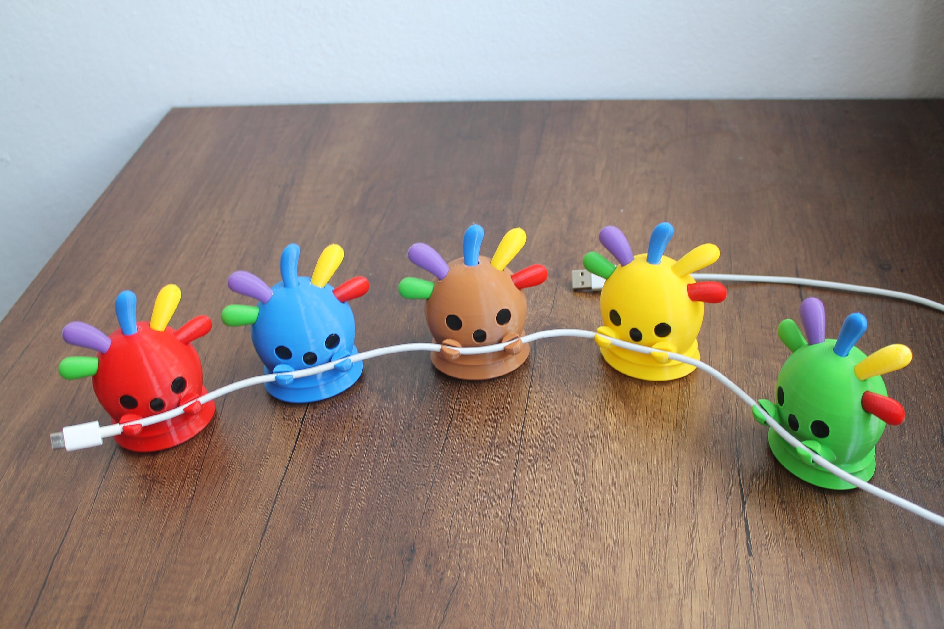 Animal Crossing Gyroid Squeakoid Cable Holder, Cute ACNH Desk Organizer ...