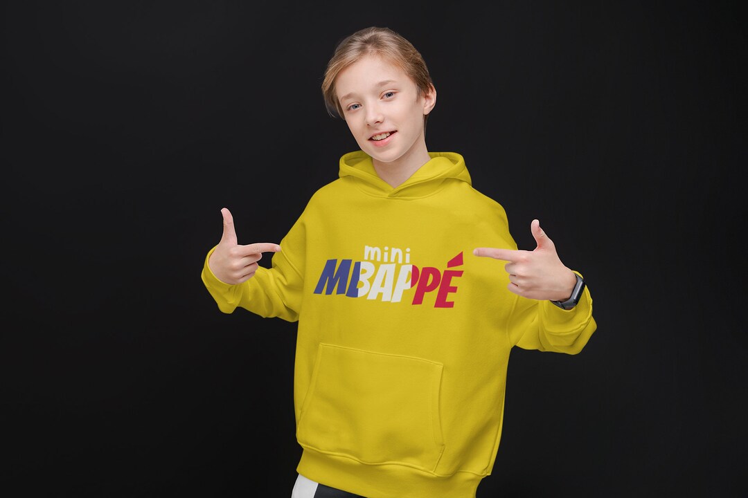 Mini MBAPPE Soccer Youth Hooded Sweatshirt - France Young Adult Country ...