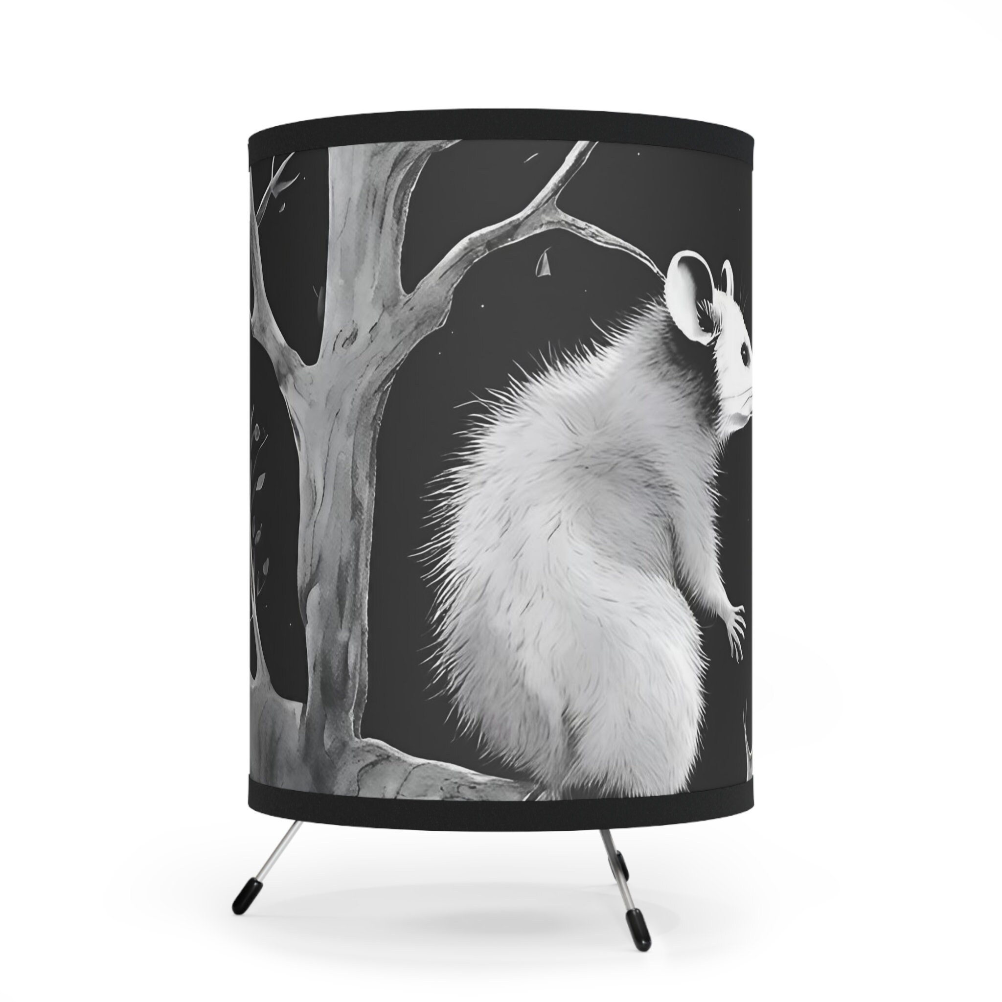 Possum Moon Tripod Lamp Gothic Home Decor Gothic Gifts Possum Gift Moon ...