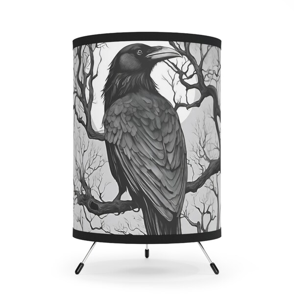 Raven Lamp - Etsy