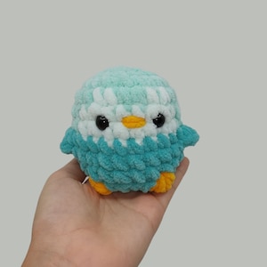 NO SEW Crochet Chunky Penguin PDF Download Pattern Mini Baby Amigurumi ...