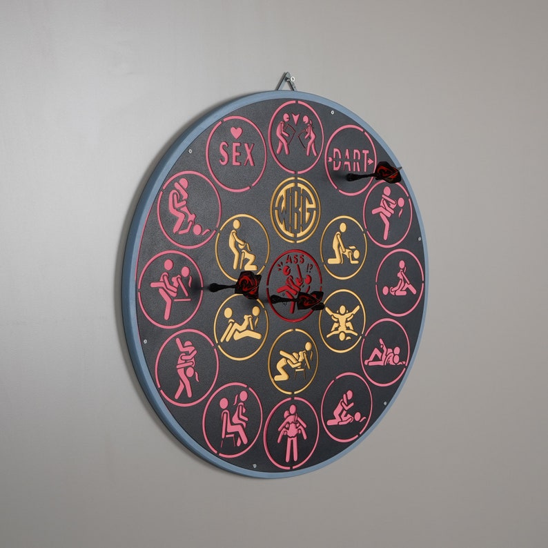 Sex Magnetic Dart For Adult Metal Wall Decor Adult Toys Funny Decor Housewarming T Wall Board