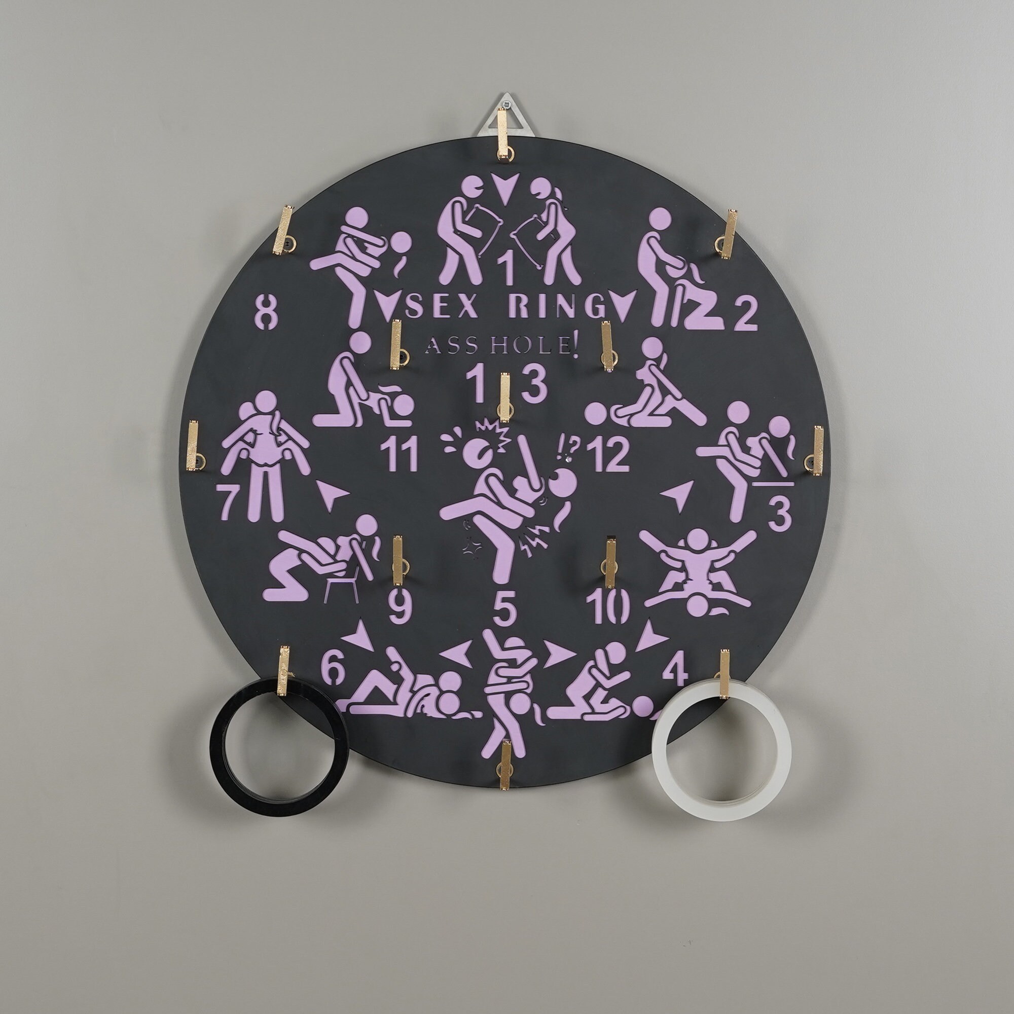 Sex Ring Hookey Game for Adult Home Decor Wall Art Adult Toys Funny ...