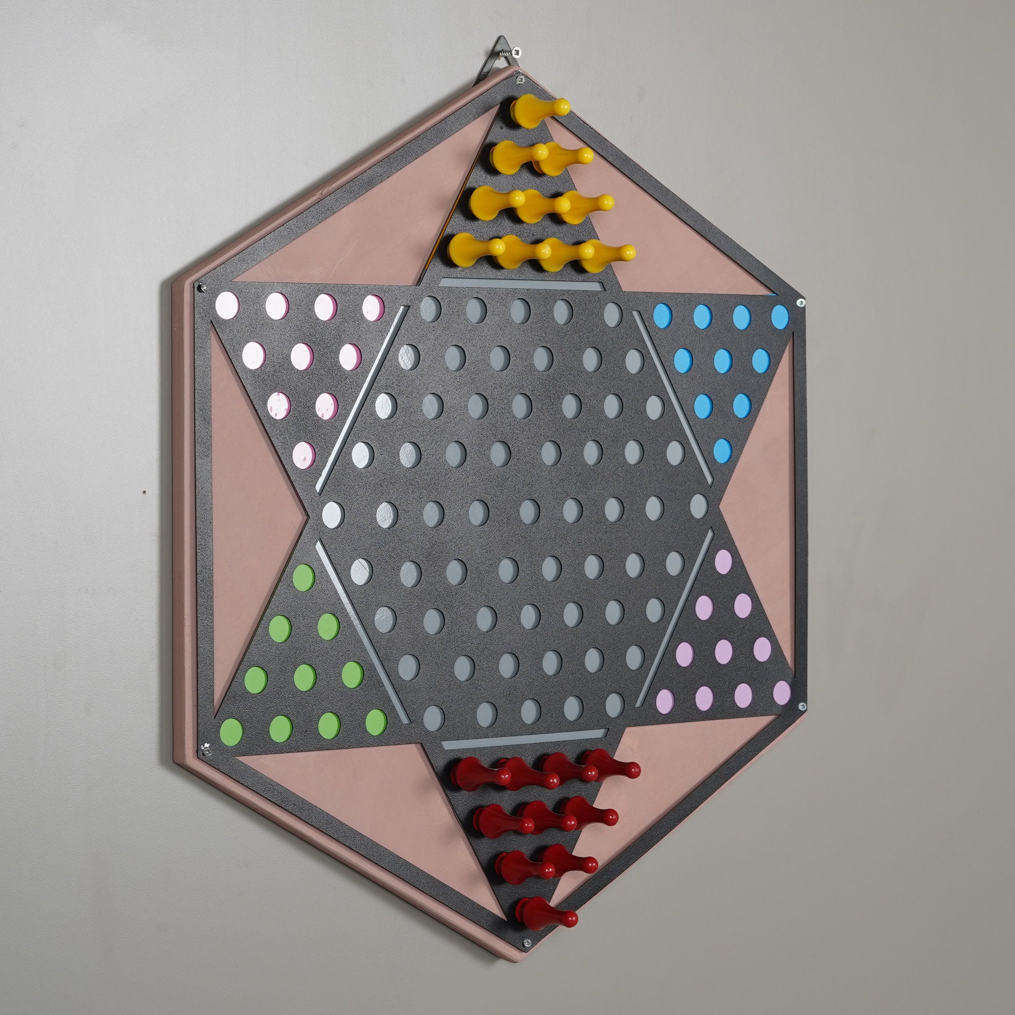 Checkers Wall Board Games Game Room Decor Board Games Metal Wall Decor ...