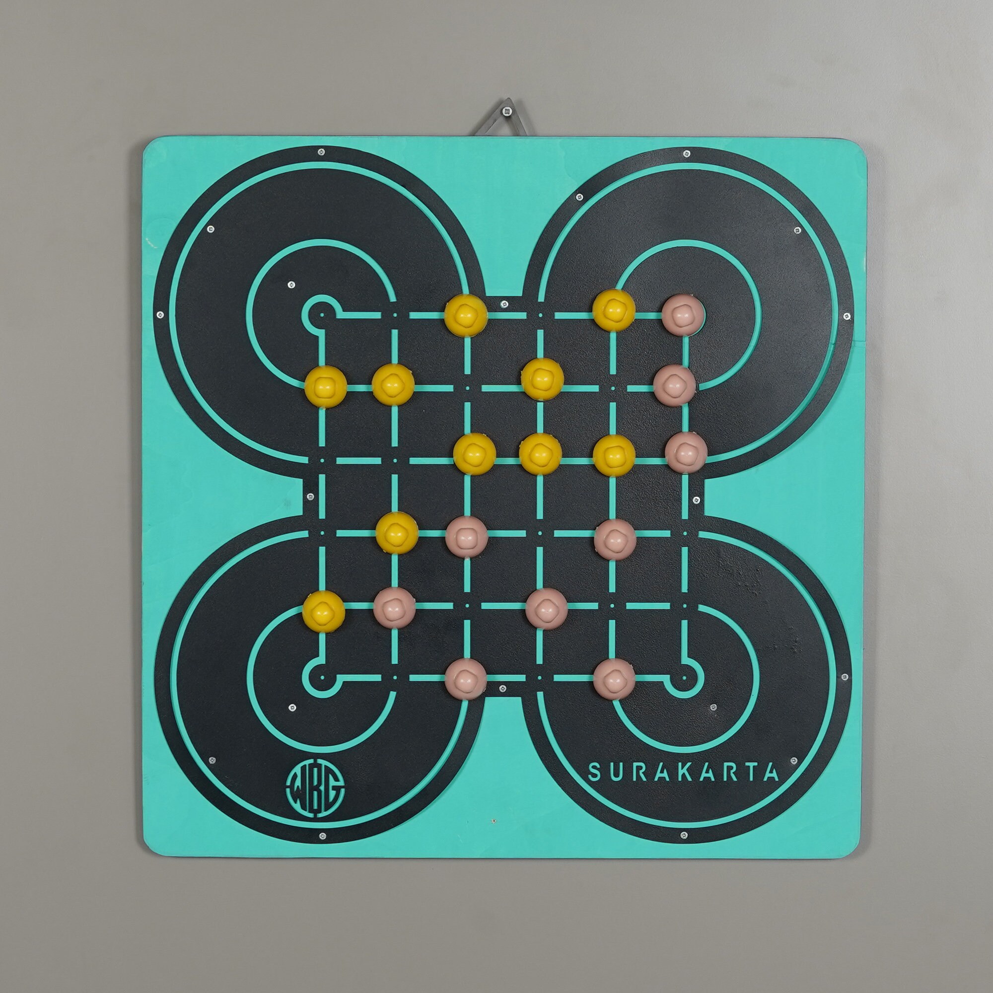 Surakarta Game Roundabout Game With Instructions Metal Wall Art ...