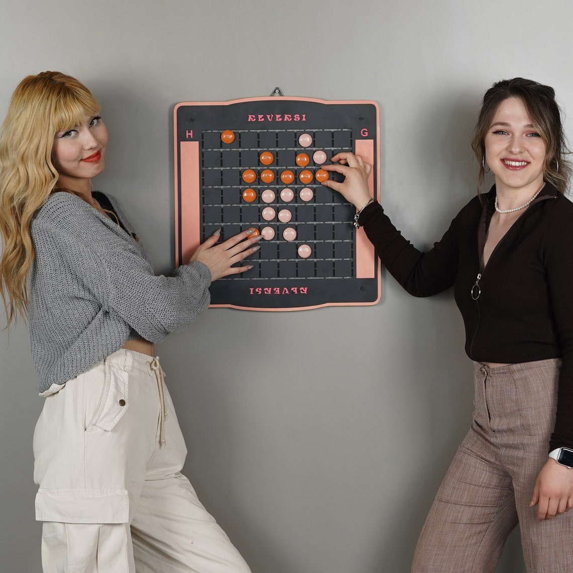 Reverse Board Game Modern Wall Art Decor for Bedroom Playroom - Etsy