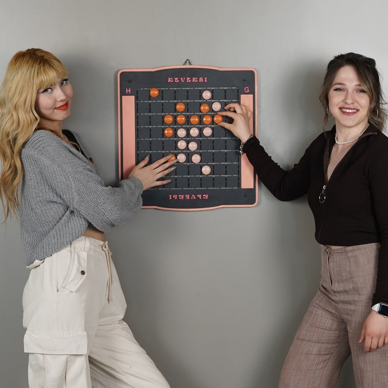 Reverse Board Game Modern Wall Art Decor for Bedroom Playroom - Etsy