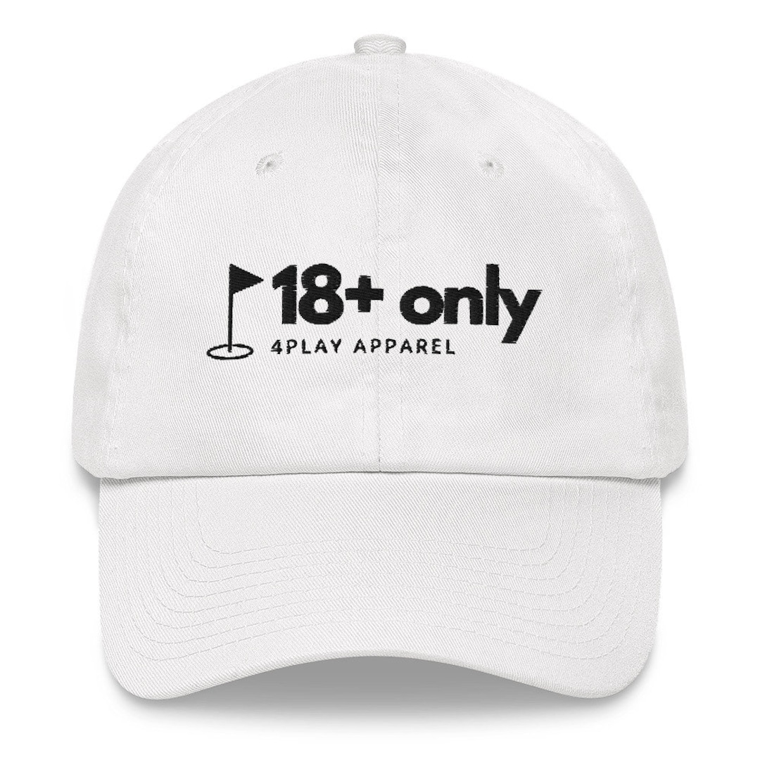 4play 18 Only Baseball Hat, Dad Cap, Golf Hat, Golf Gift, Golf Gift for ...
