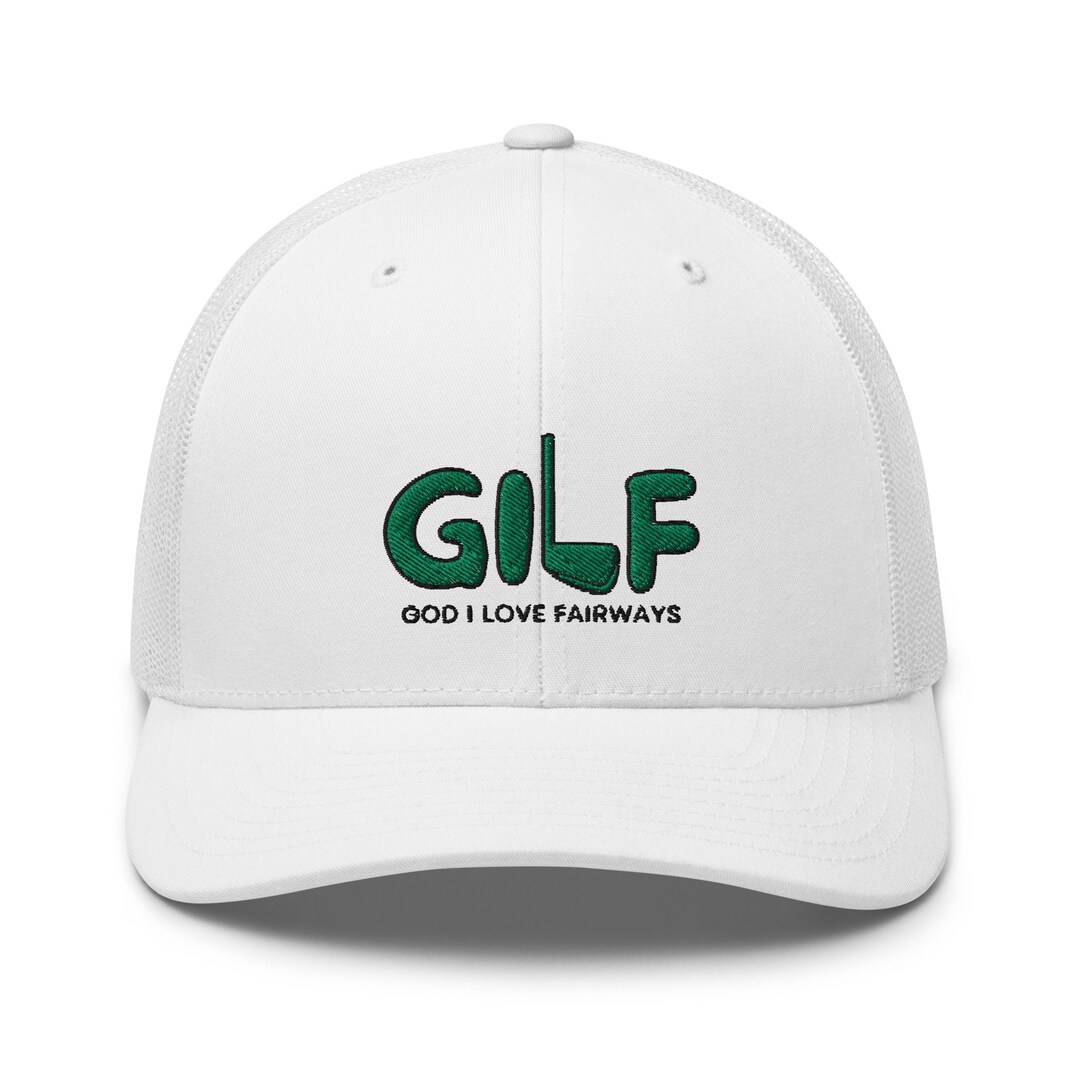 4play GILF Puff Print Trucker Cap, Golf Gift for Him, Golf Gift for Her ...