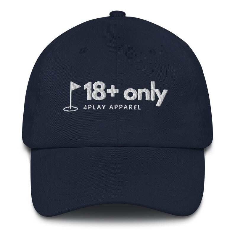 4play 18 Only Baseball Hat, Dad Cap, Golf Hat, Golf Gift, Golf Gift for ...