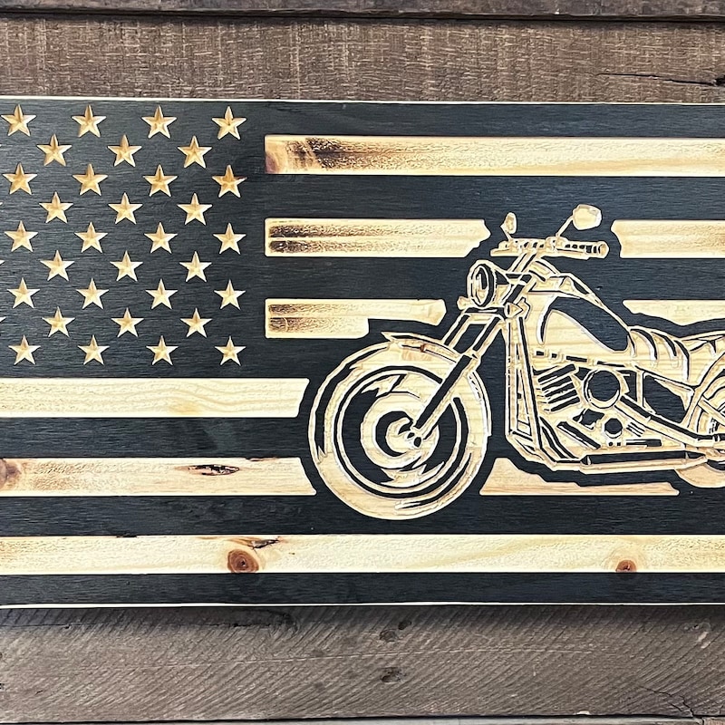 Wooden Flag Clock - Etsy