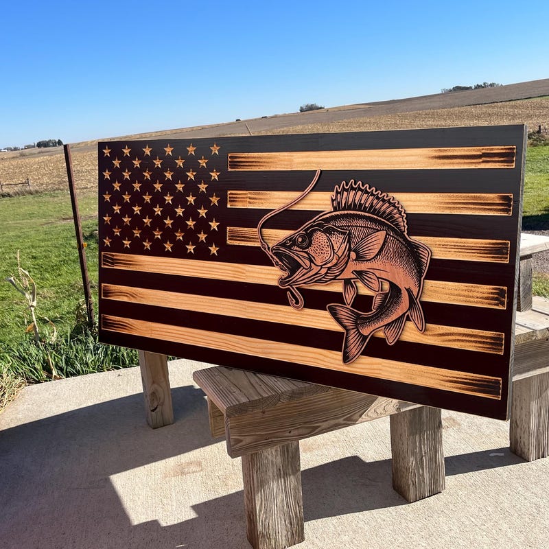 Walleye Wood Hangings - Etsy