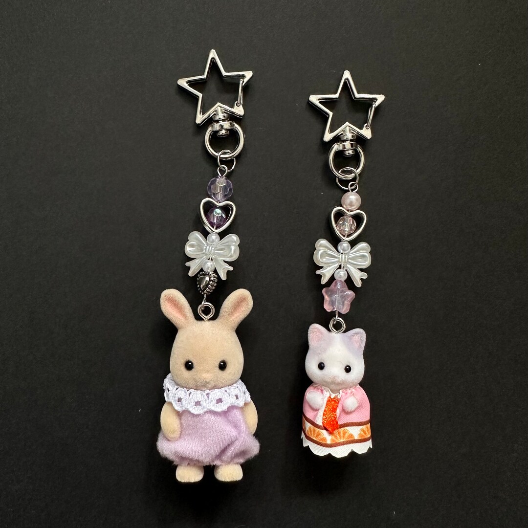Handmade Japanese Sylvanian Family Keychains - Etsy
