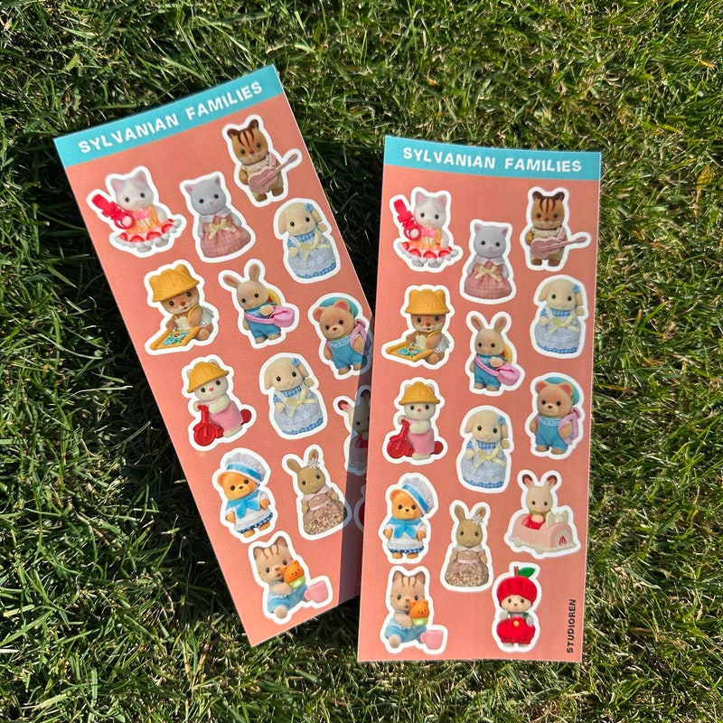 Sylvanian Families Stickers - Etsy