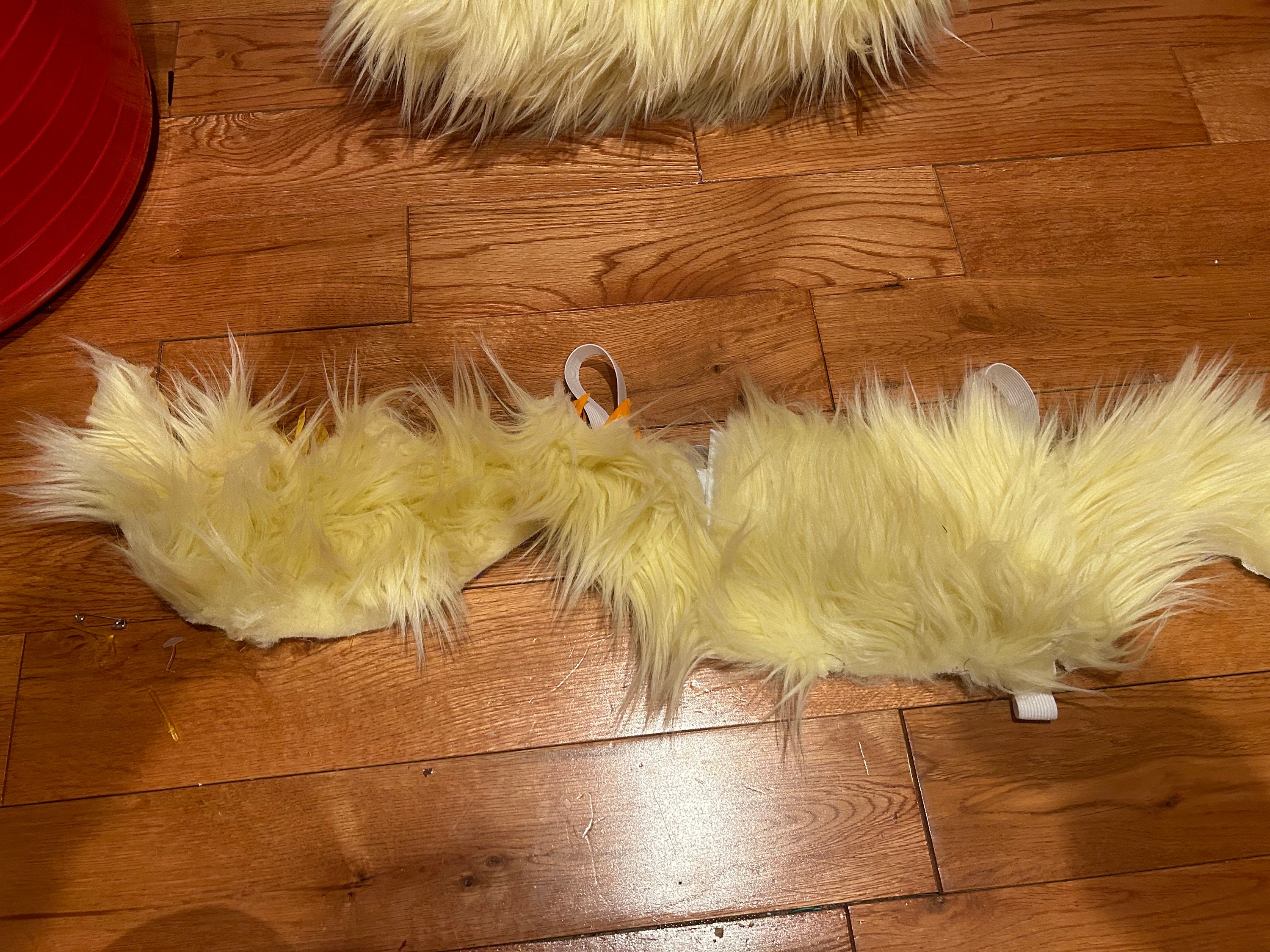 Fursuit Partial yellow Bird With Pink Heart on Chest - Etsy