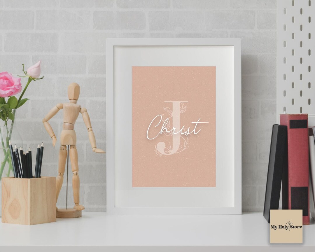 Jesus Christ Poster, Christian Wall Art, Christian Home Decor ...