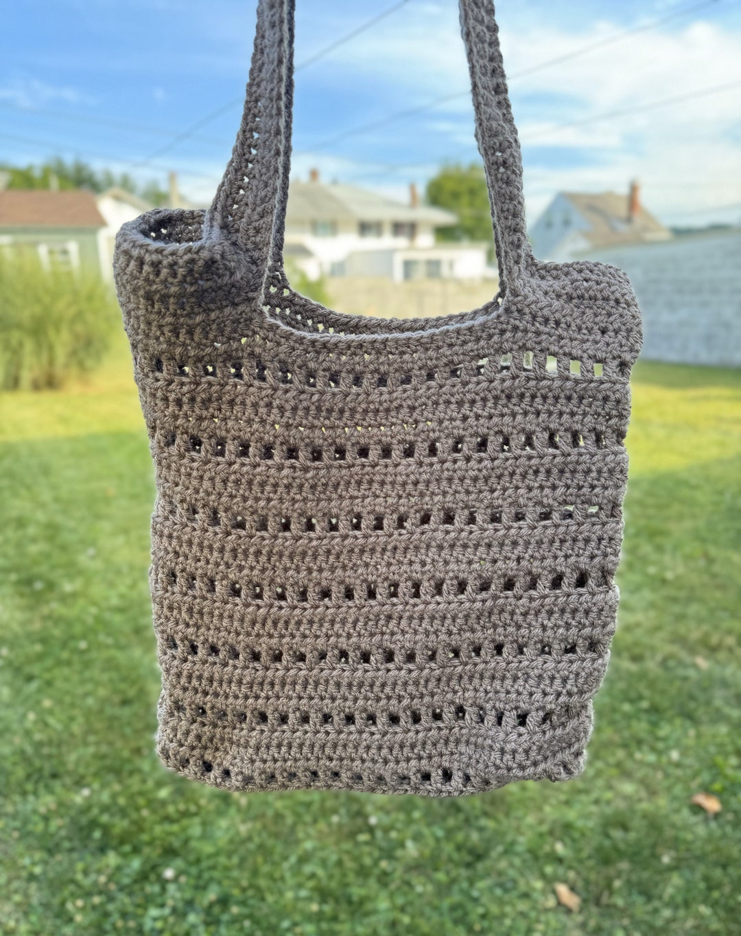 The Lakefront Bag - Crochet Pattern - Tote Bag Pattern - PDF Digital ...