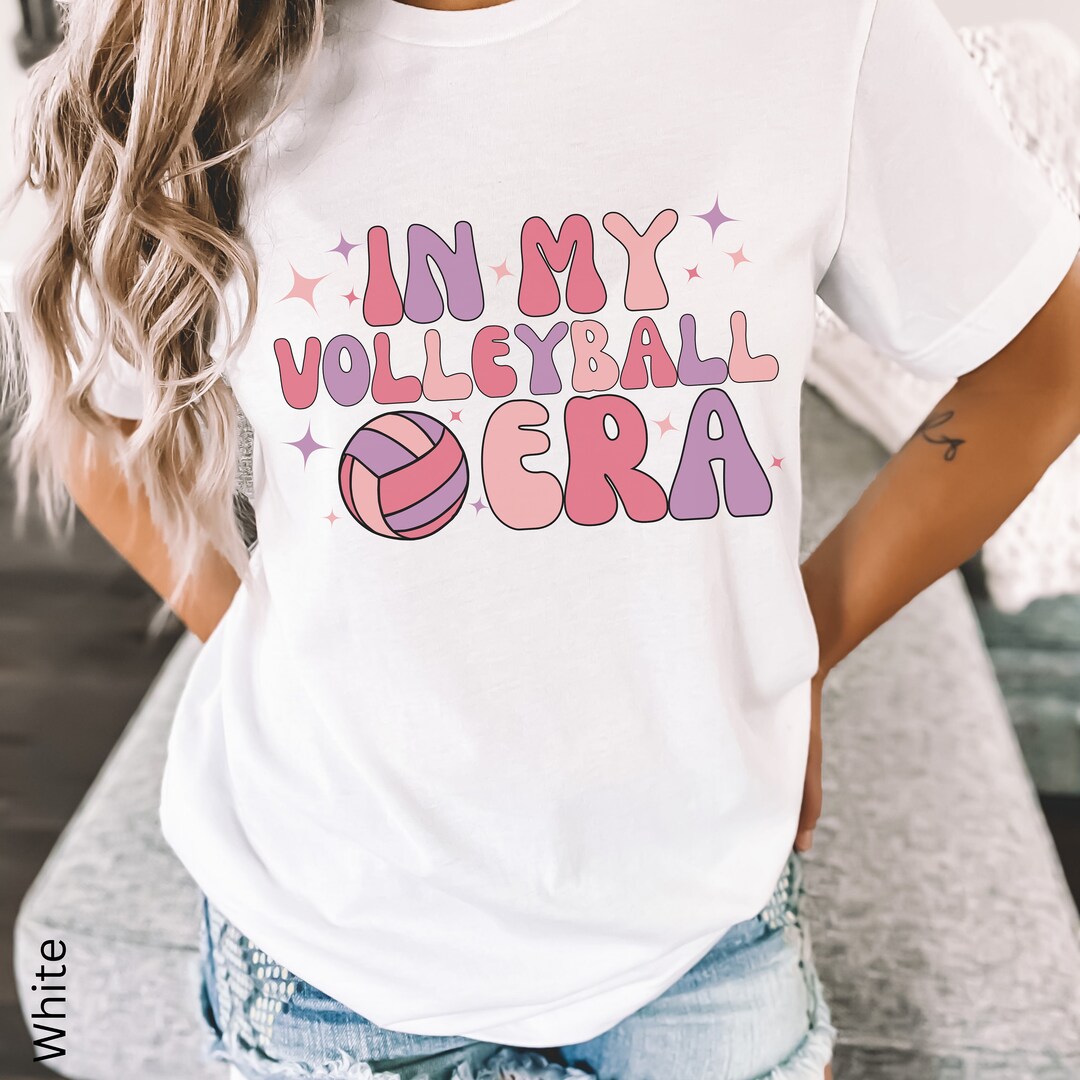 Women's Volleyball Shirt, in My Volleyball Era Tee, Volleyball Coach ...