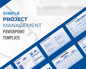 Project Management Powerpoint Presentation Template / Editable ...