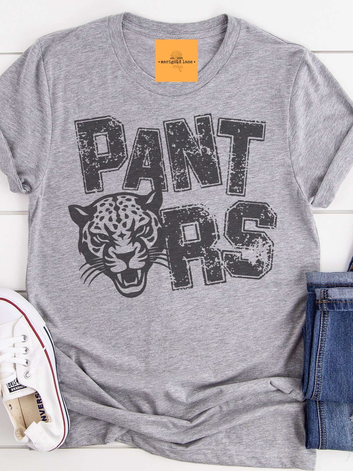 Preppy Panthers Mascot T-shirt, Game Day School Spirit - Etsy