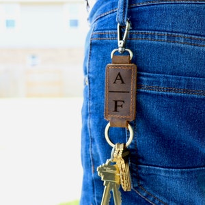 Corporate Gifts for Employees, Personalized Keychain, Leather Keychain ...