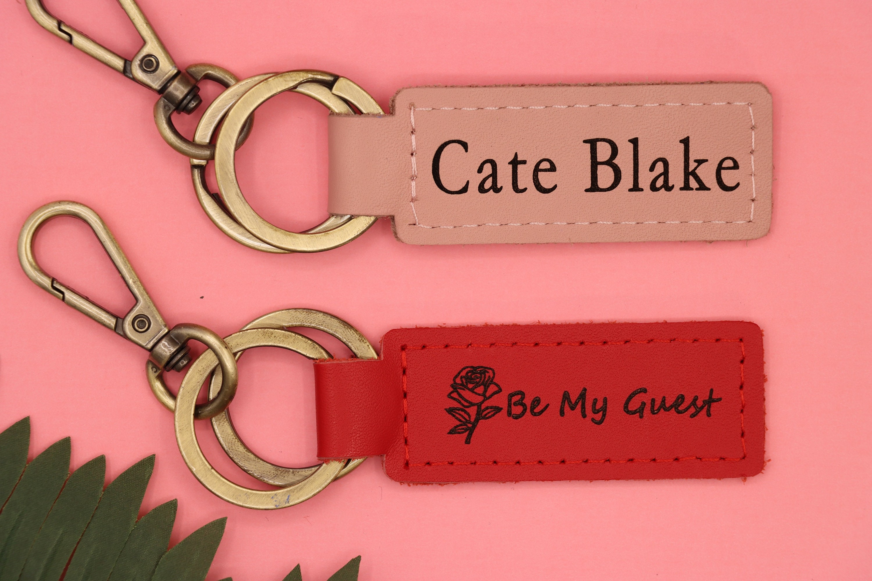 PERSONALIZED LEATHER KEYCHAIN, Graduation Gifts Under 10, Birthday ...