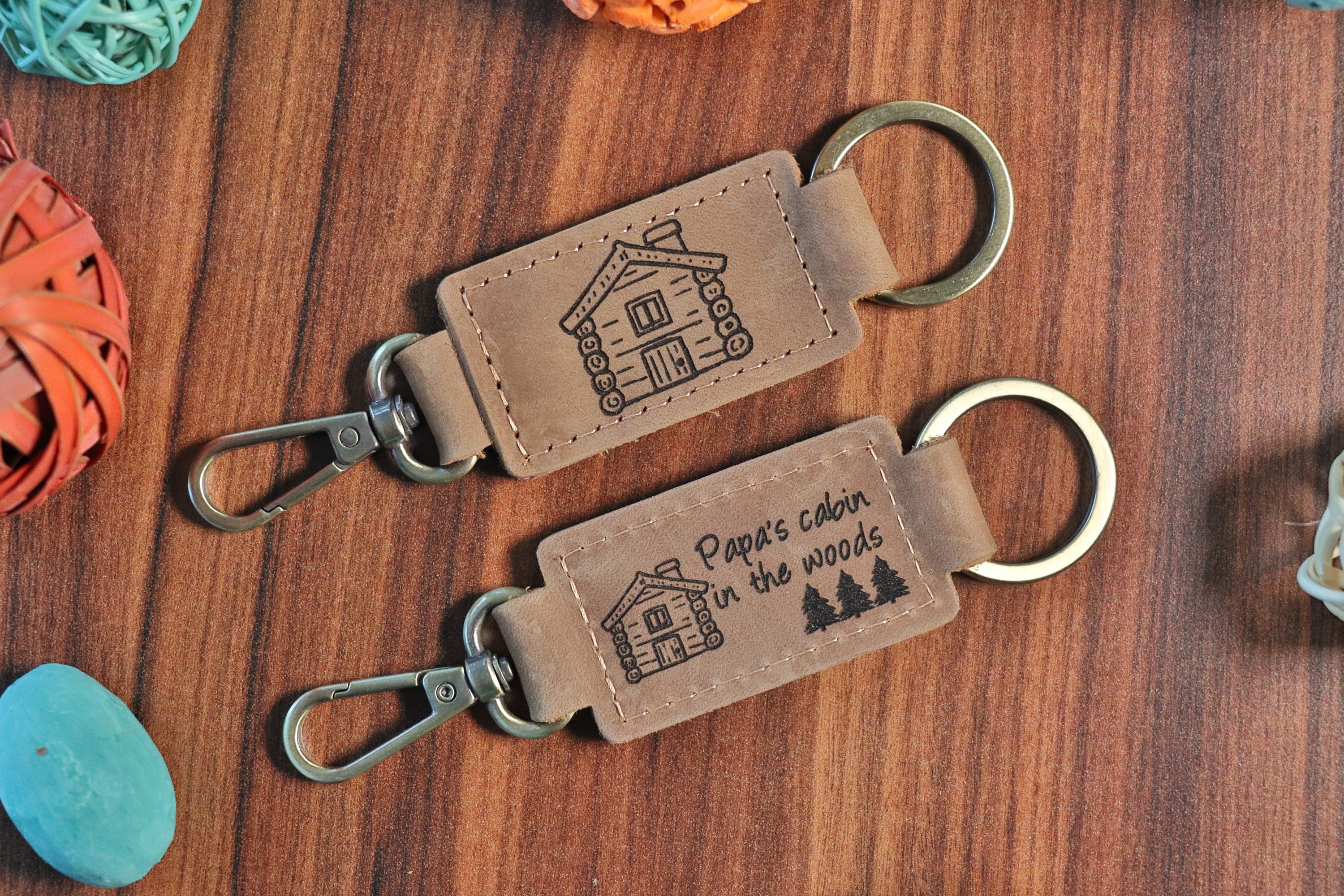 CABIN KEYS, Keychain for Cabin, Cottage Keychain, Gift for Second Home ...