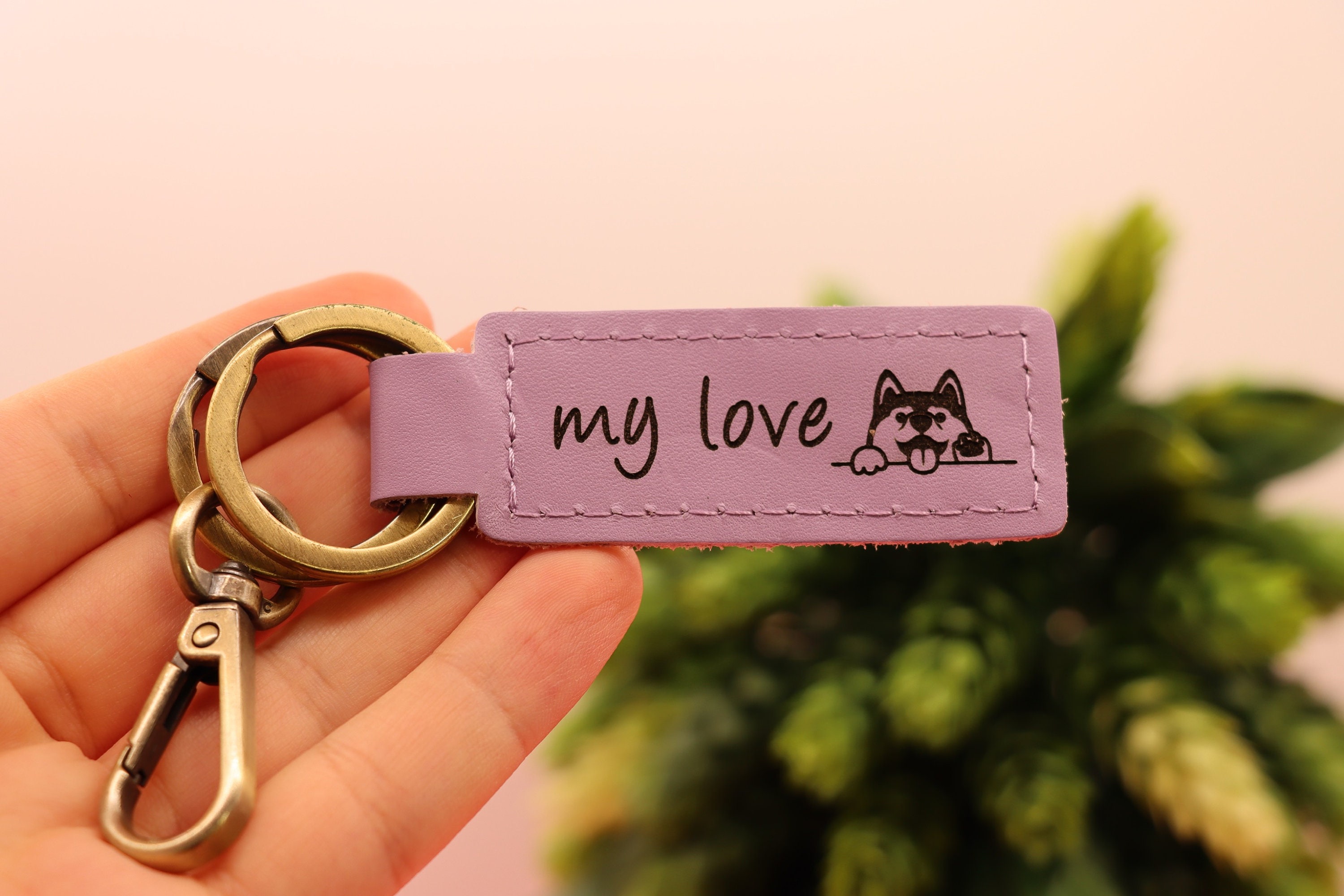 PERSONALIZED LEATHER KEYCHAIN, Graduation Gifts Under 10, Birthday ...