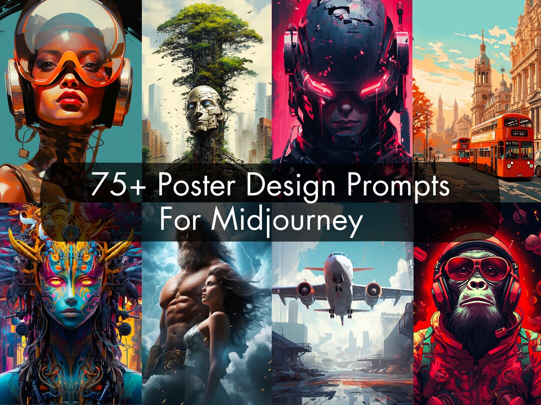 75+ Poster Design Prompts, AI Art, Midjourney Prompt, Midjourney Art ...
