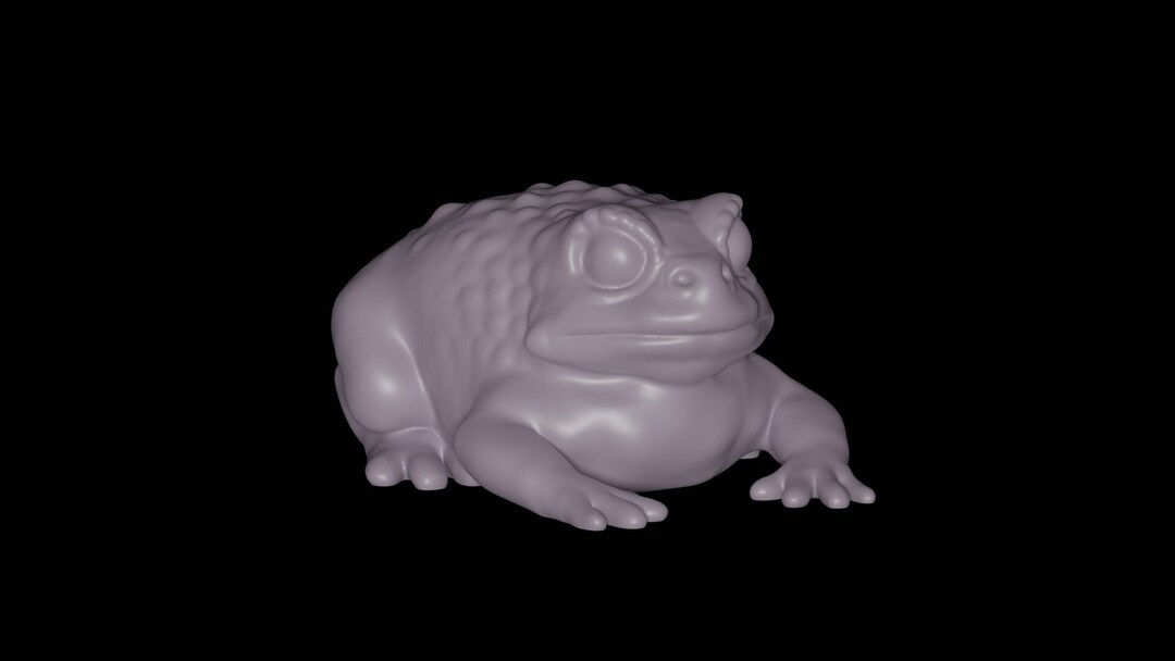 Toad STL File Animal Familiar - Etsy