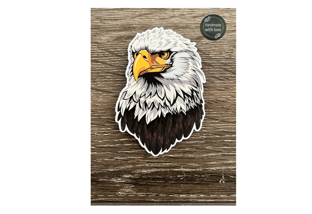 Bald Eagle Sticker, Bird Sticker, Birdwatching Sticker, Eagle ...