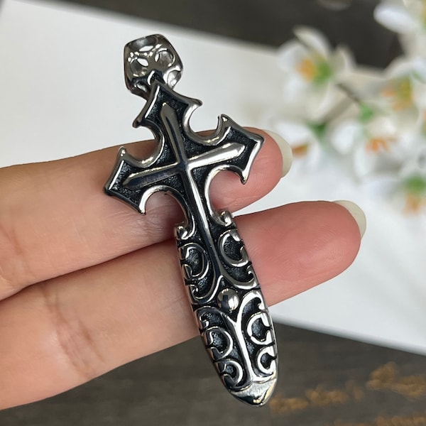 Cool Cross Necklace - Etsy