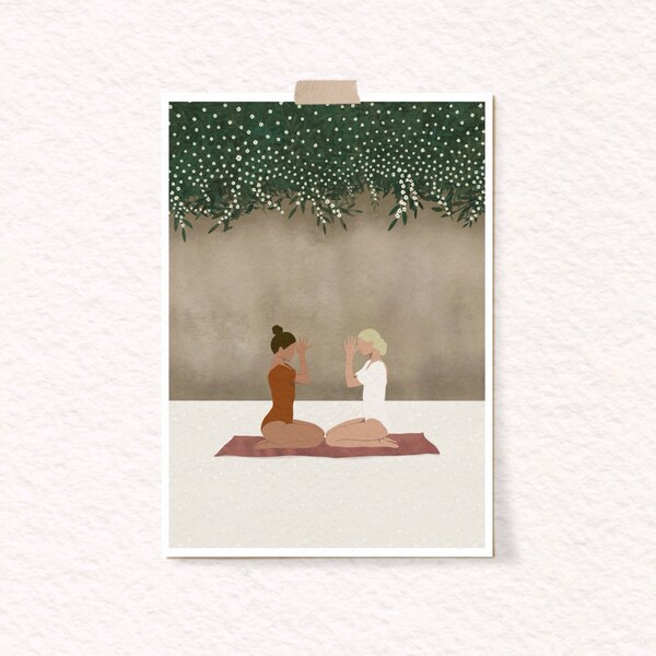 Boho Illustration - Etsy