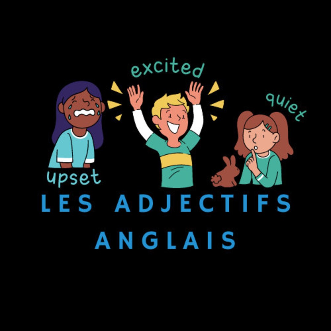 Les Adjectifs Anglais - Etsy