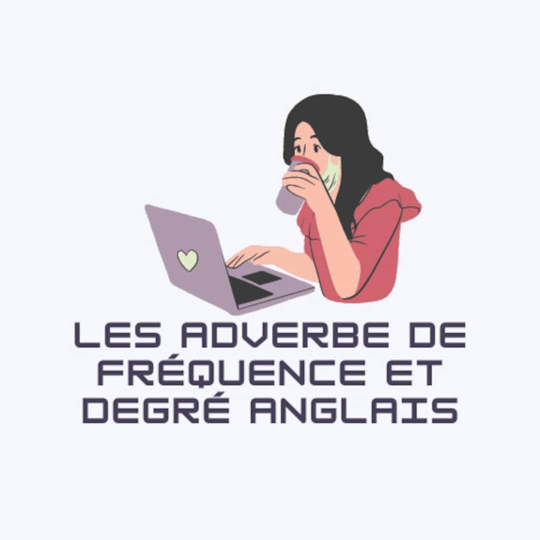 Les Adverbe De Fréquence Et Degré Anglais - Etsy