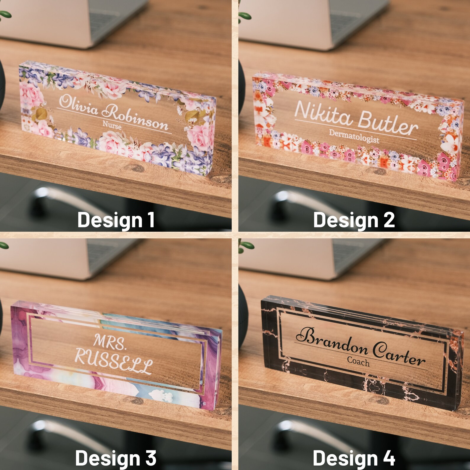 Coach Desk Name Plates for Women and Men Coach Gift - Etsy