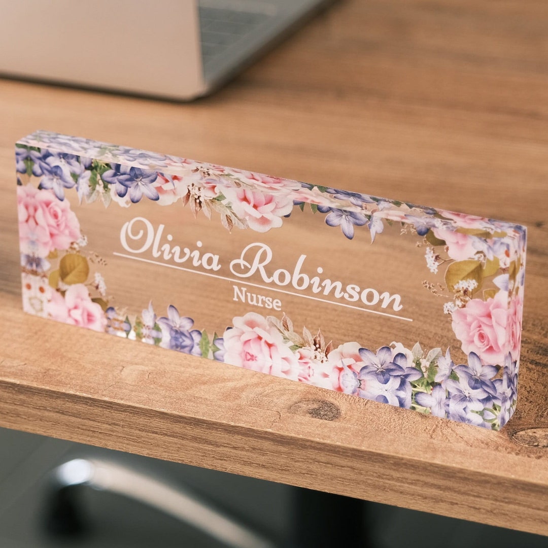 Desk Name Plates for Men and Women Name Plate for Desk Christmas Gift ...