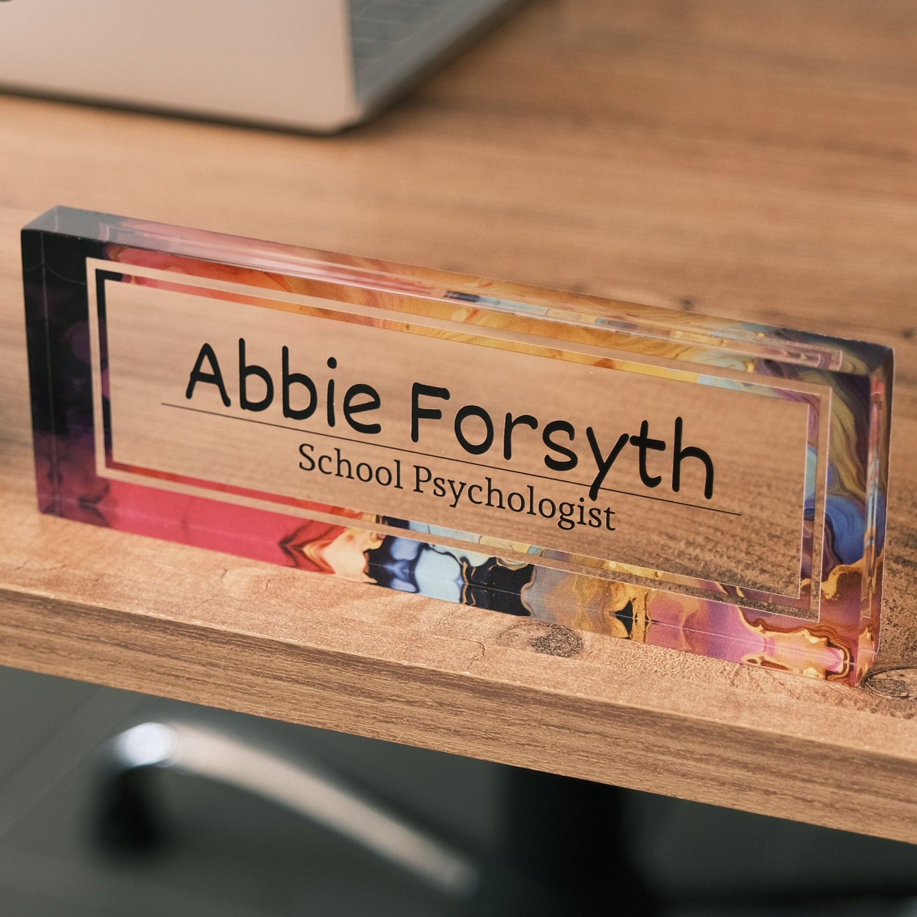 School Psychologist Desk Name Plate Psychologist Gift Counselor Gift ...