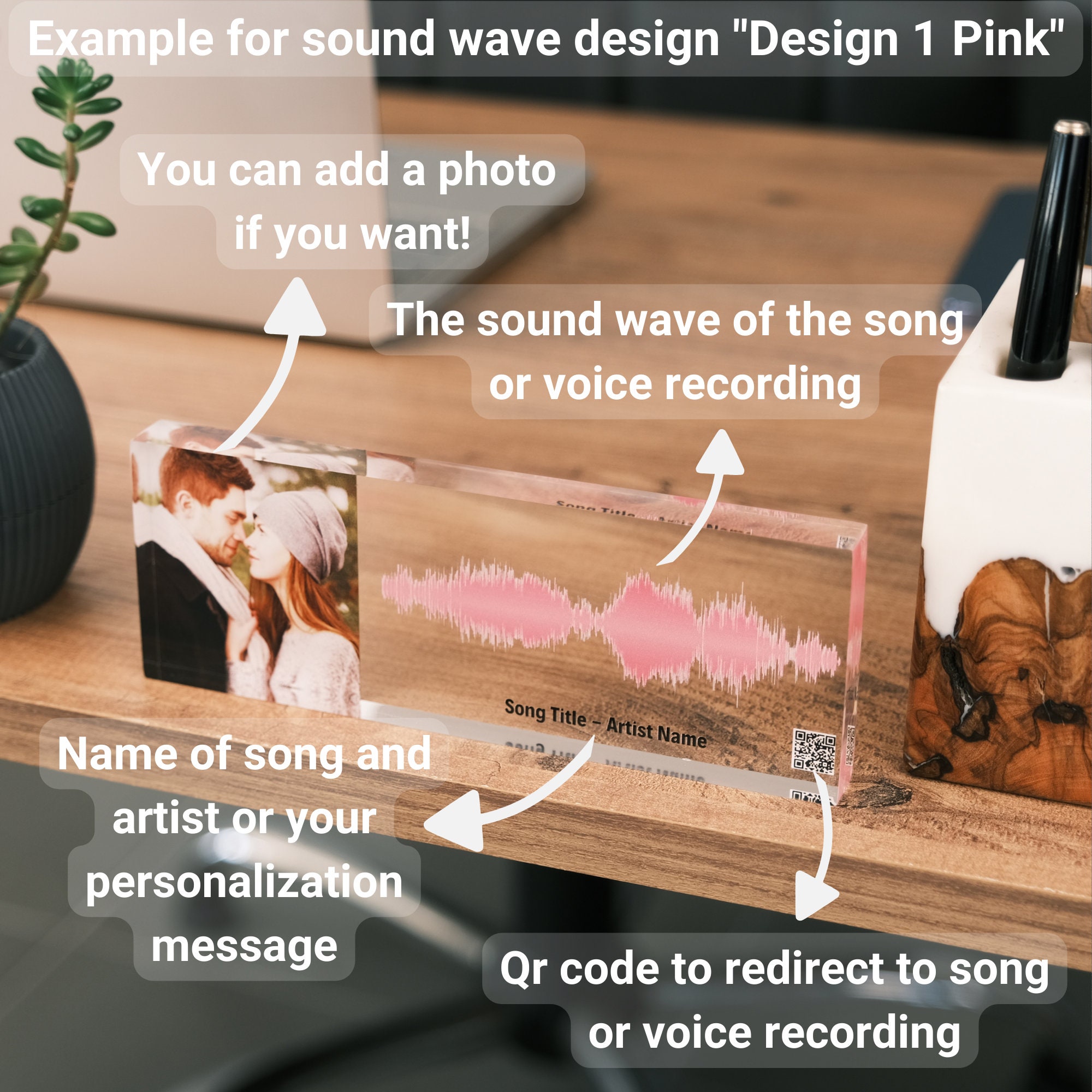 Song Plaque Custom Christmas Gift Gift for Him Gift for Her Soundwave ...