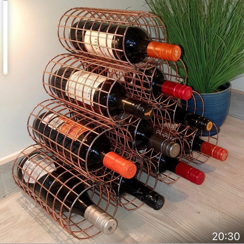 Industrial Wine Rack - Etsy