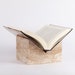Travertine Bookstand, Marble Bookstand, Beige Travertine Book Holder ...
