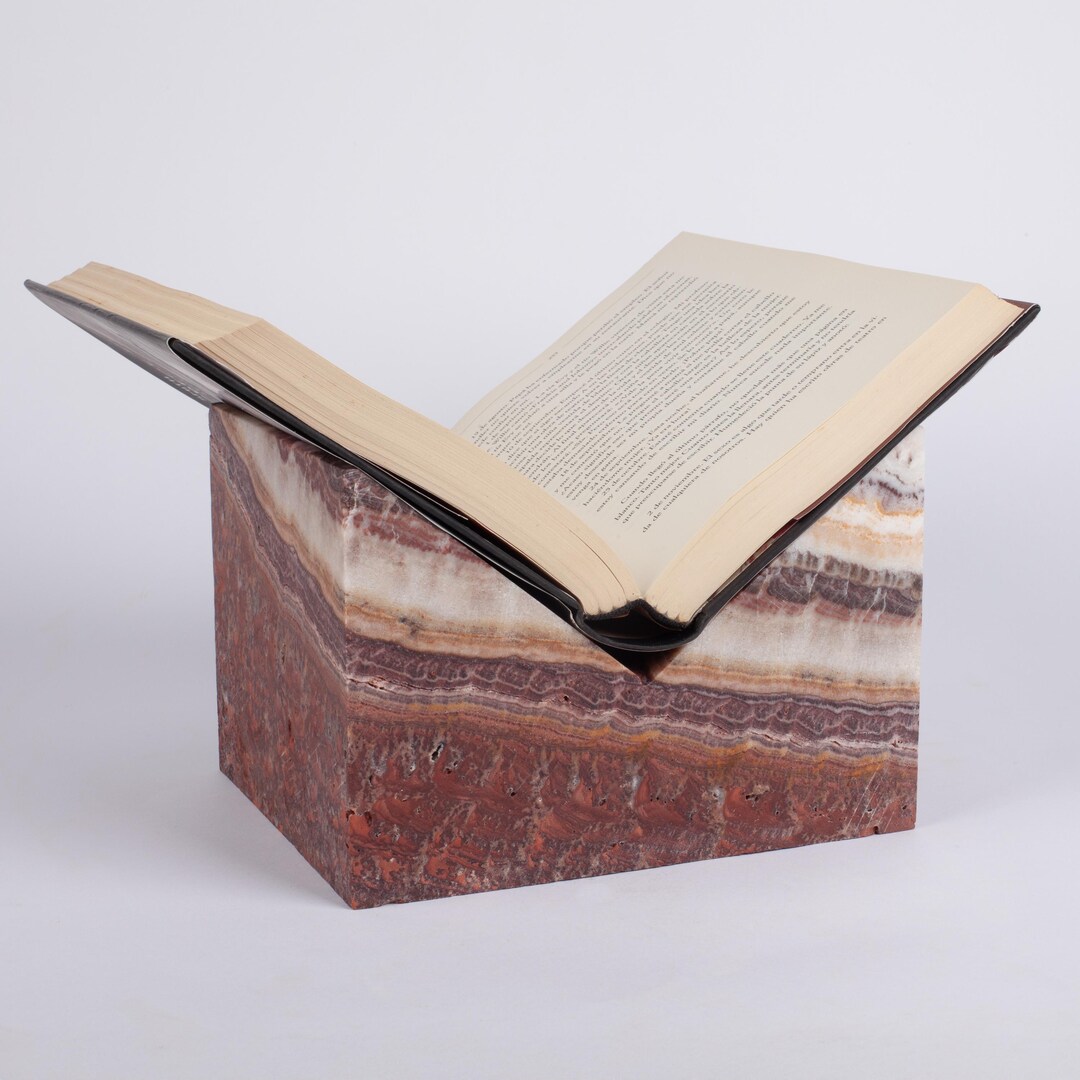 Alabaster Bookstand, Marble Bookstand, Beige Travertine Book Holder ...