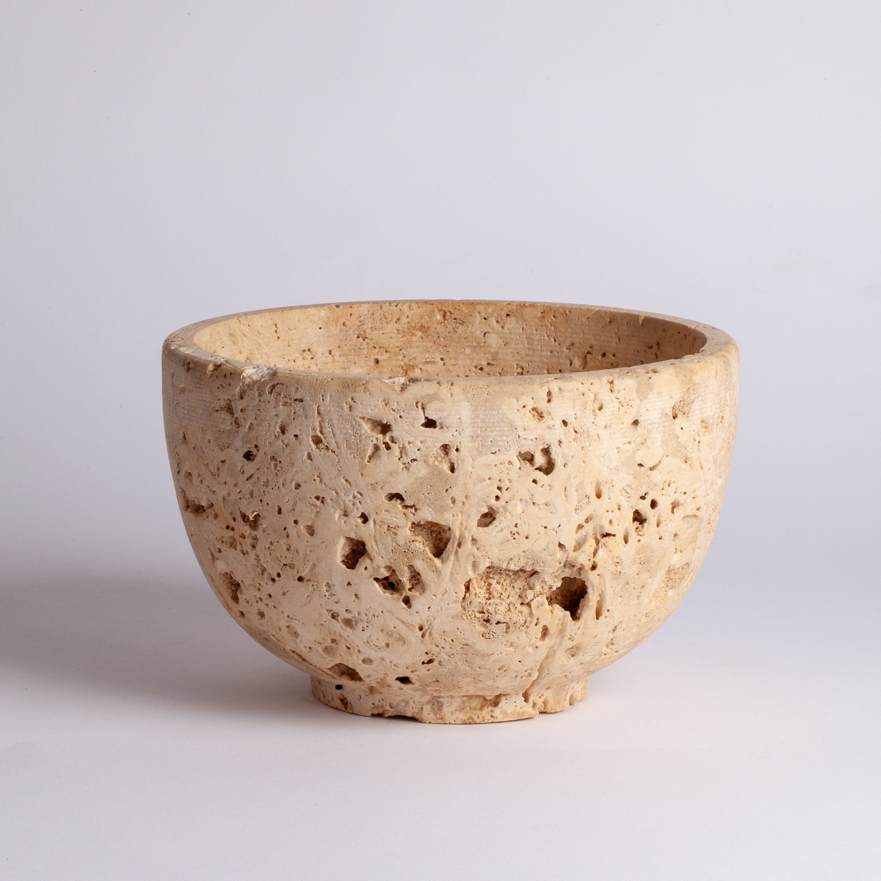 8 20 Cm Travertine Bowl / Natural Stone Bowl / Kitchen Accessories ...